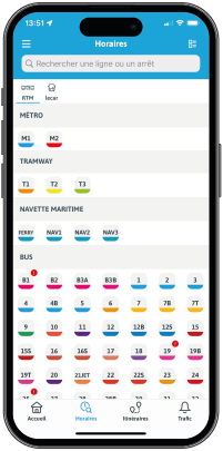 L'application mobile RTM | Régie des Transports Métropolitains
